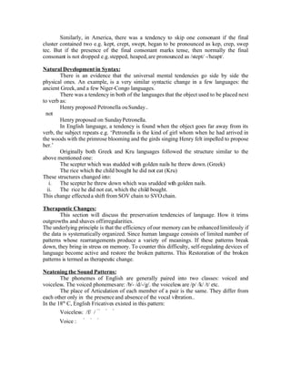 Factors Of Language Change 1 | DOC