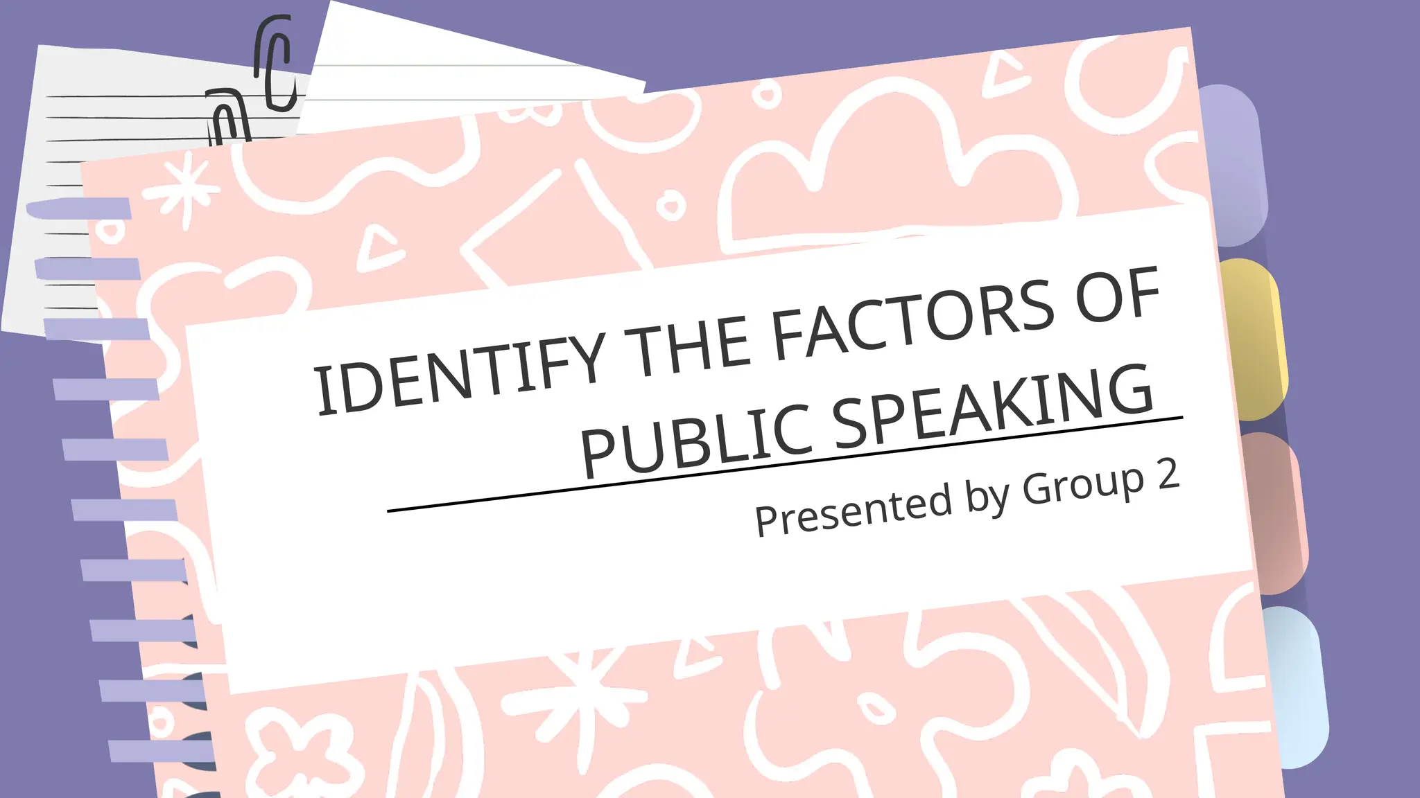 Factors-of-Public-Speaking Lesson for grade 10 | PPTX
