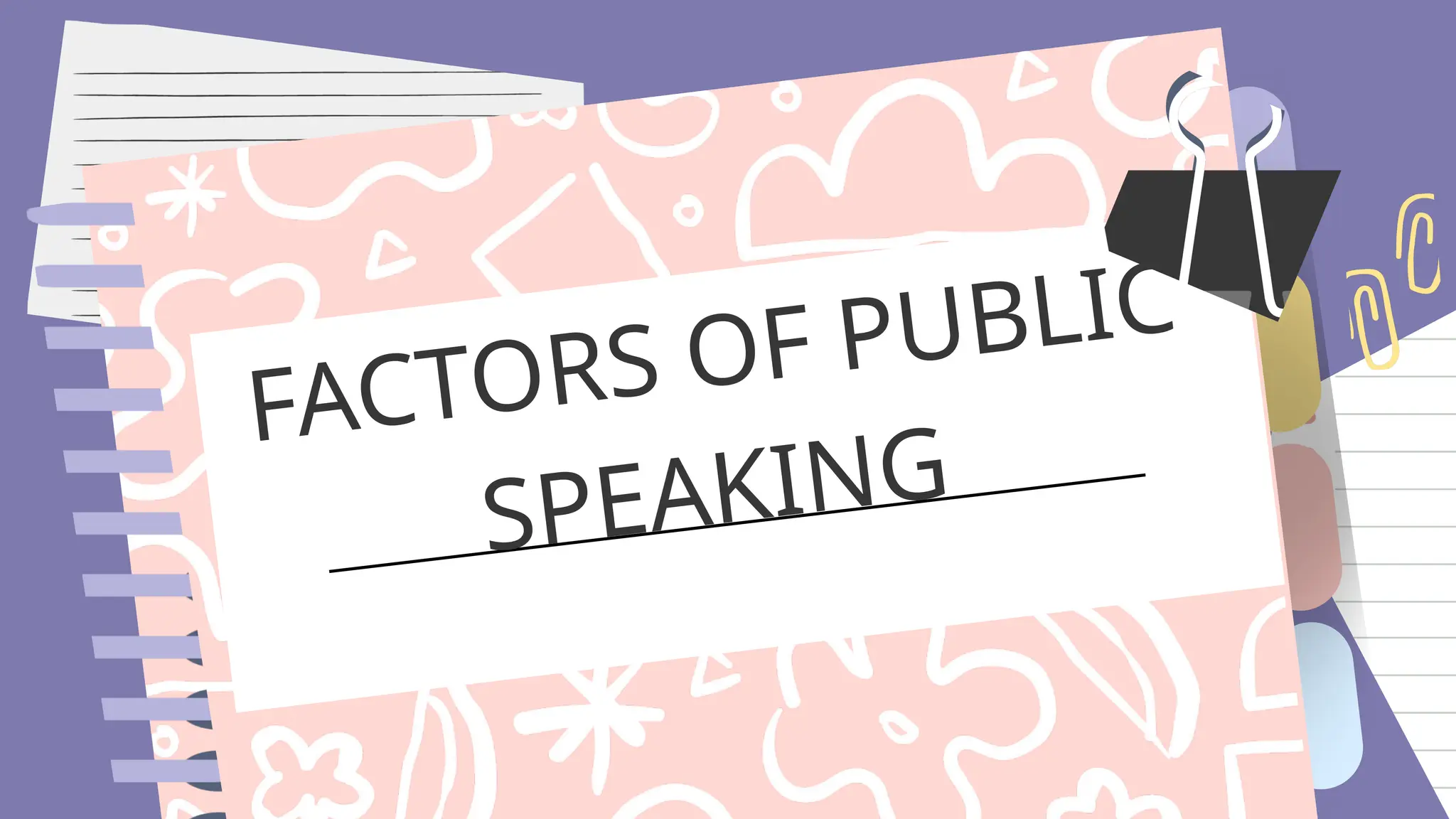 Factors-of-Public-Speaking Lesson for grade 10 | PPTX