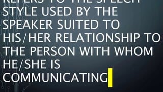 Factors affected by a shift in Speech Context.pptx