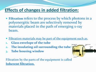 Factors affecting Quality and Quantity of X-ray beam | PPTX