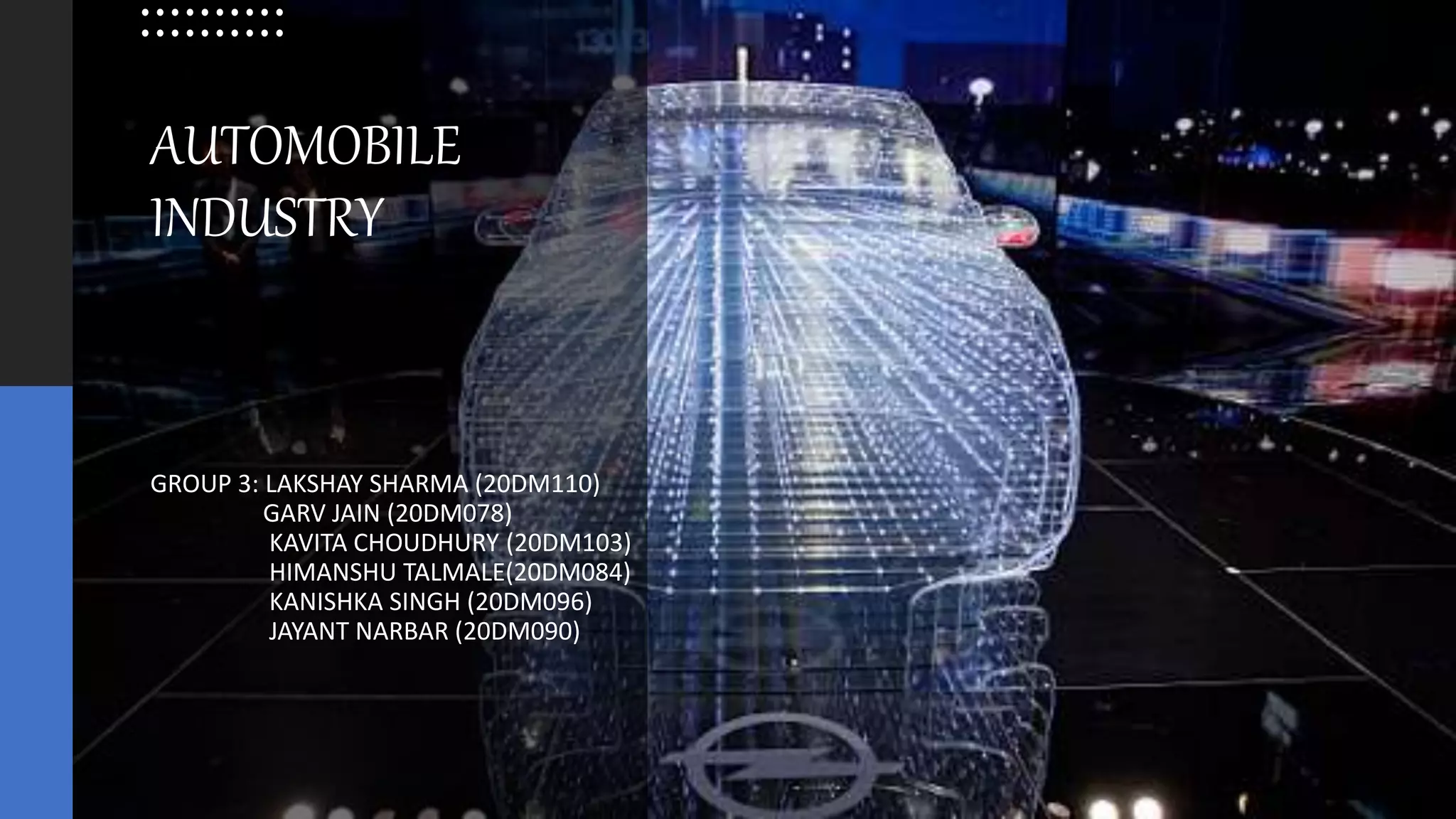 Factors affecting automobile industry in economics | PPTX