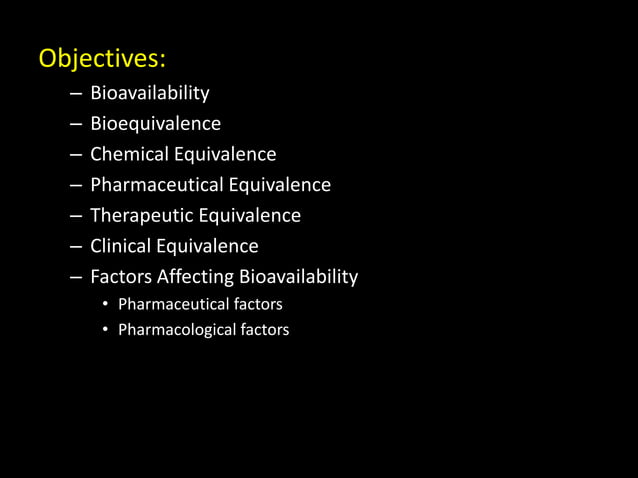 Factors affecting bioavailability. | PPTX | Digestive Disorders ...