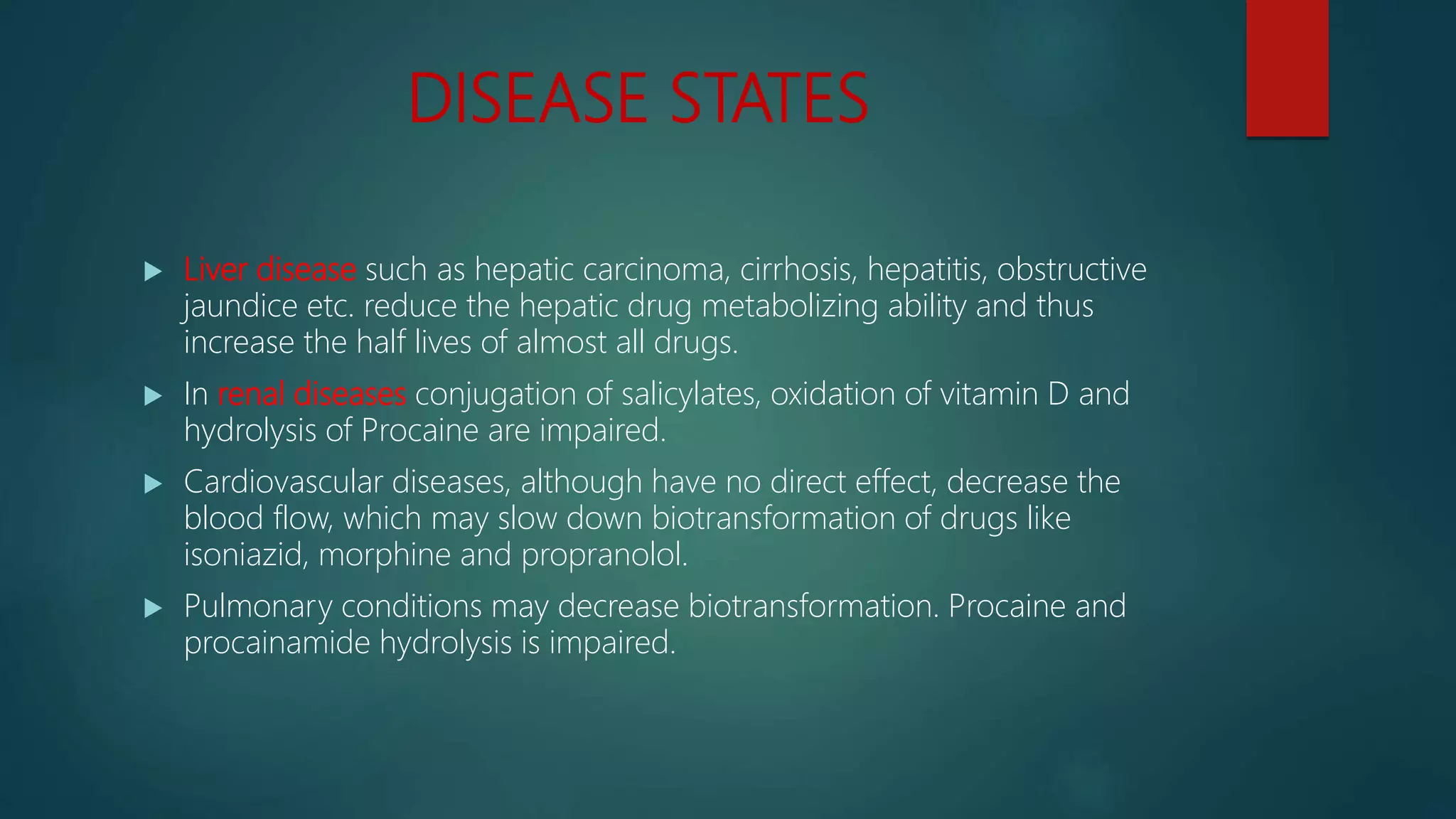 Factors affecting biotransformation | PPTX