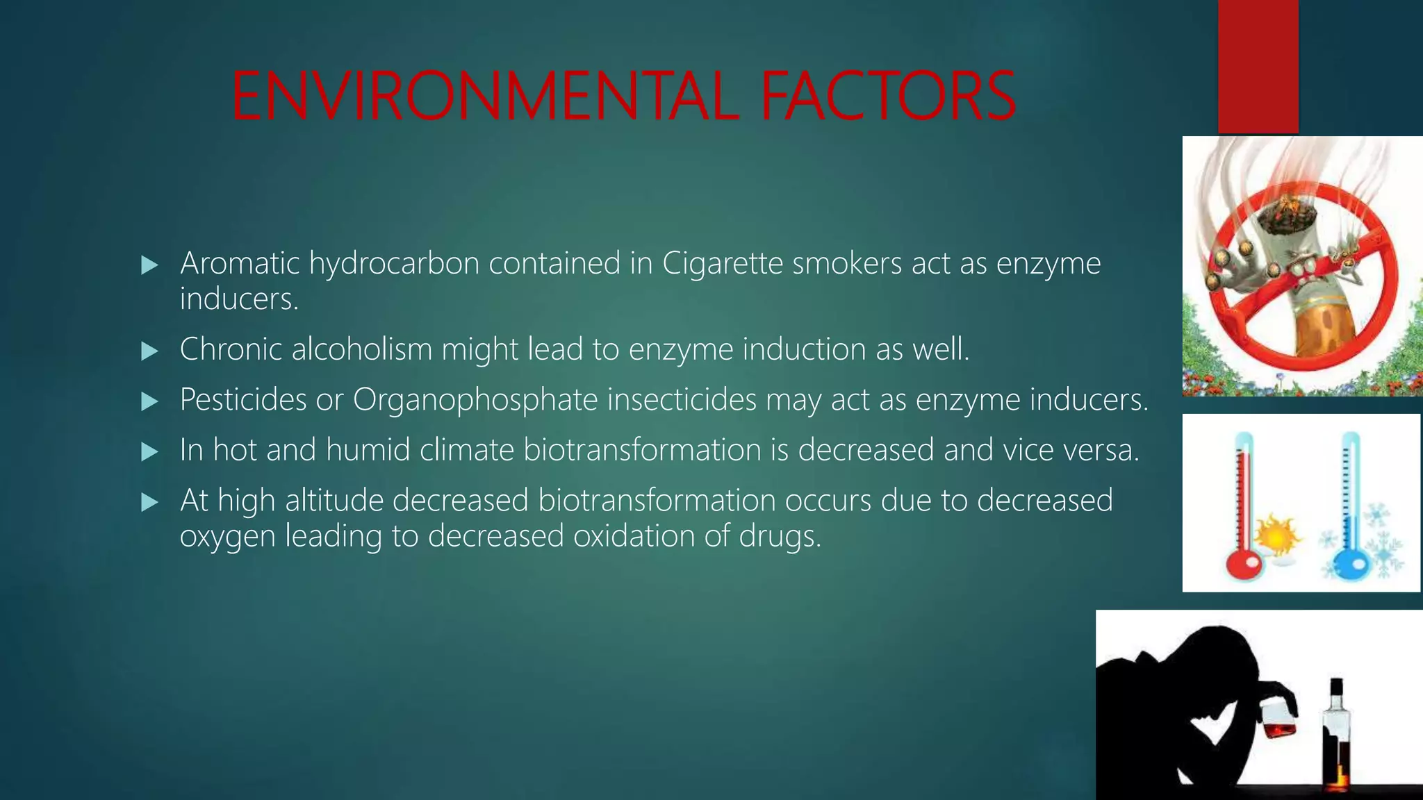 Factors affecting biotransformation | PPTX