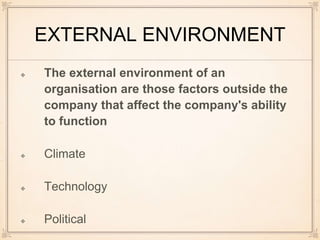 Factors affecting business environment | PPTX