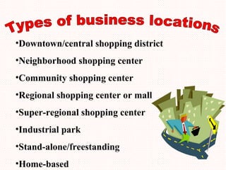 Factors affecting business location | PPT