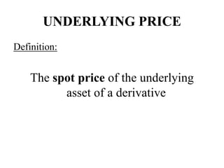 Factors affecting call and put option prices | PPTX