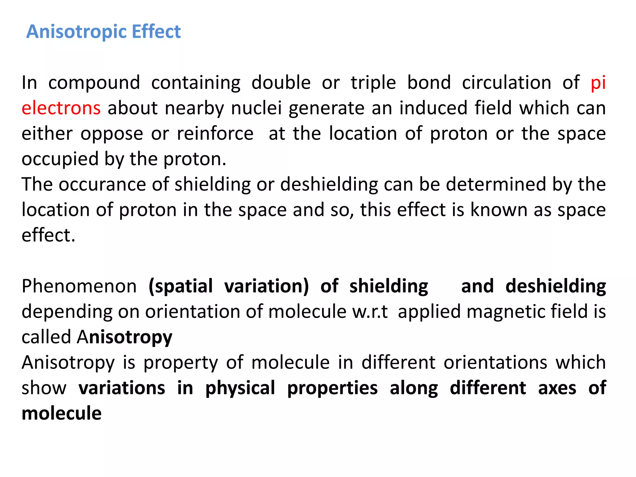 Factors affecting chemical shift | PPTX