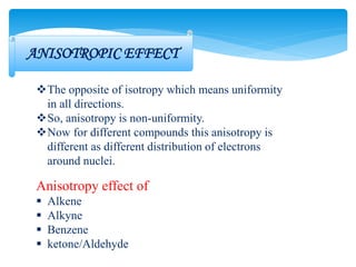 Factors influencing chemical shift | PPTX