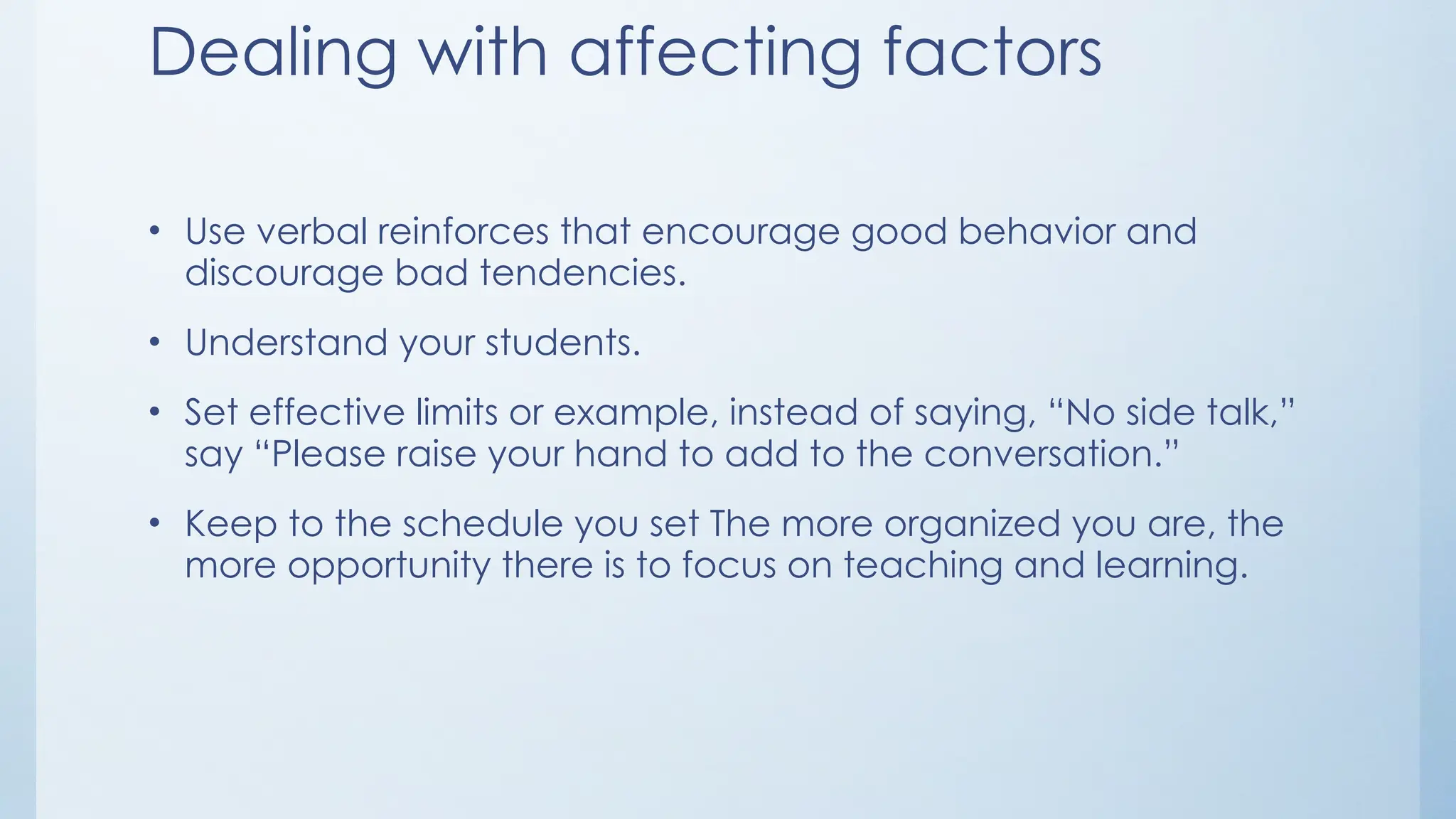 Factors Affecting Classroom Management........pptx
