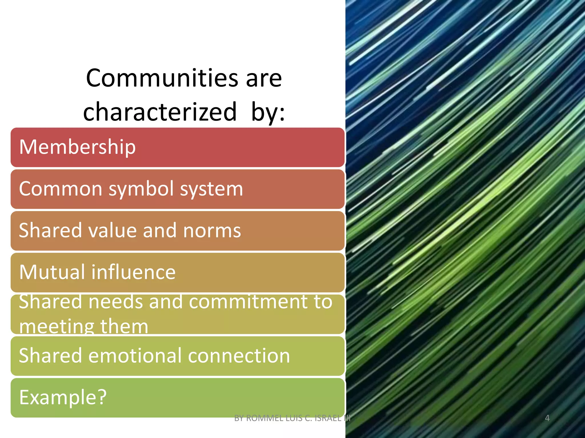 FACTORS AFFECTING COMMUNITY HEALTH | PPTX