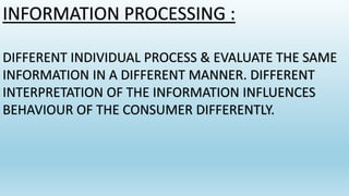 Factors affecting consumer behaviour | PPTX