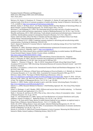 Factors affecting consumer's attitudes toward mobile marketing | PDF