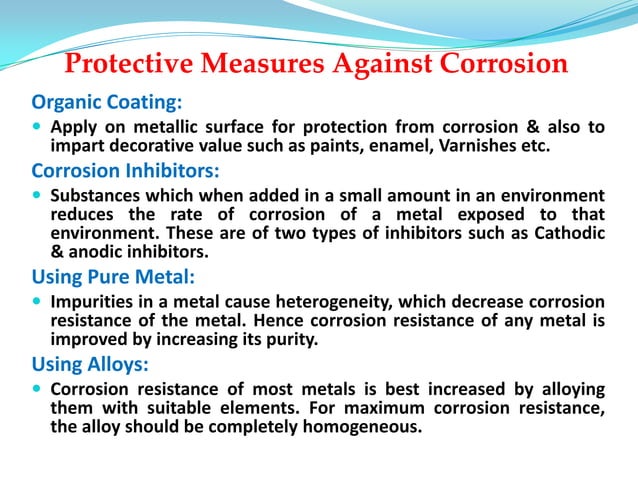 Factors affecting corrosion & control measures | PDF | Science