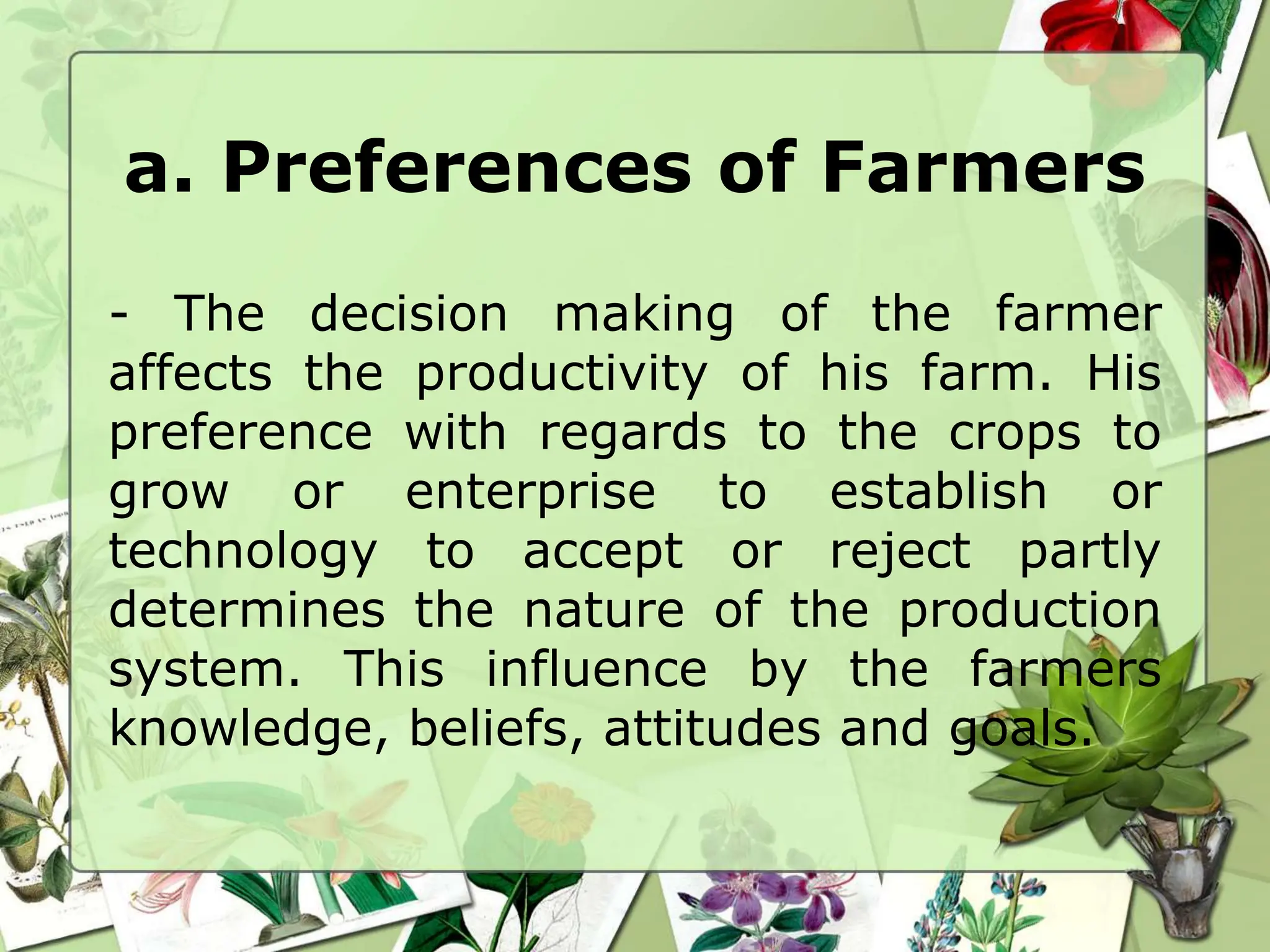 FACTORS AFFECTING CROP PRODUCTION PPT SLIDESHARE | PPTX