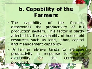 FACTORS AFFECTING CROP PRODUCTION PPT SLIDESHARE | PPTX