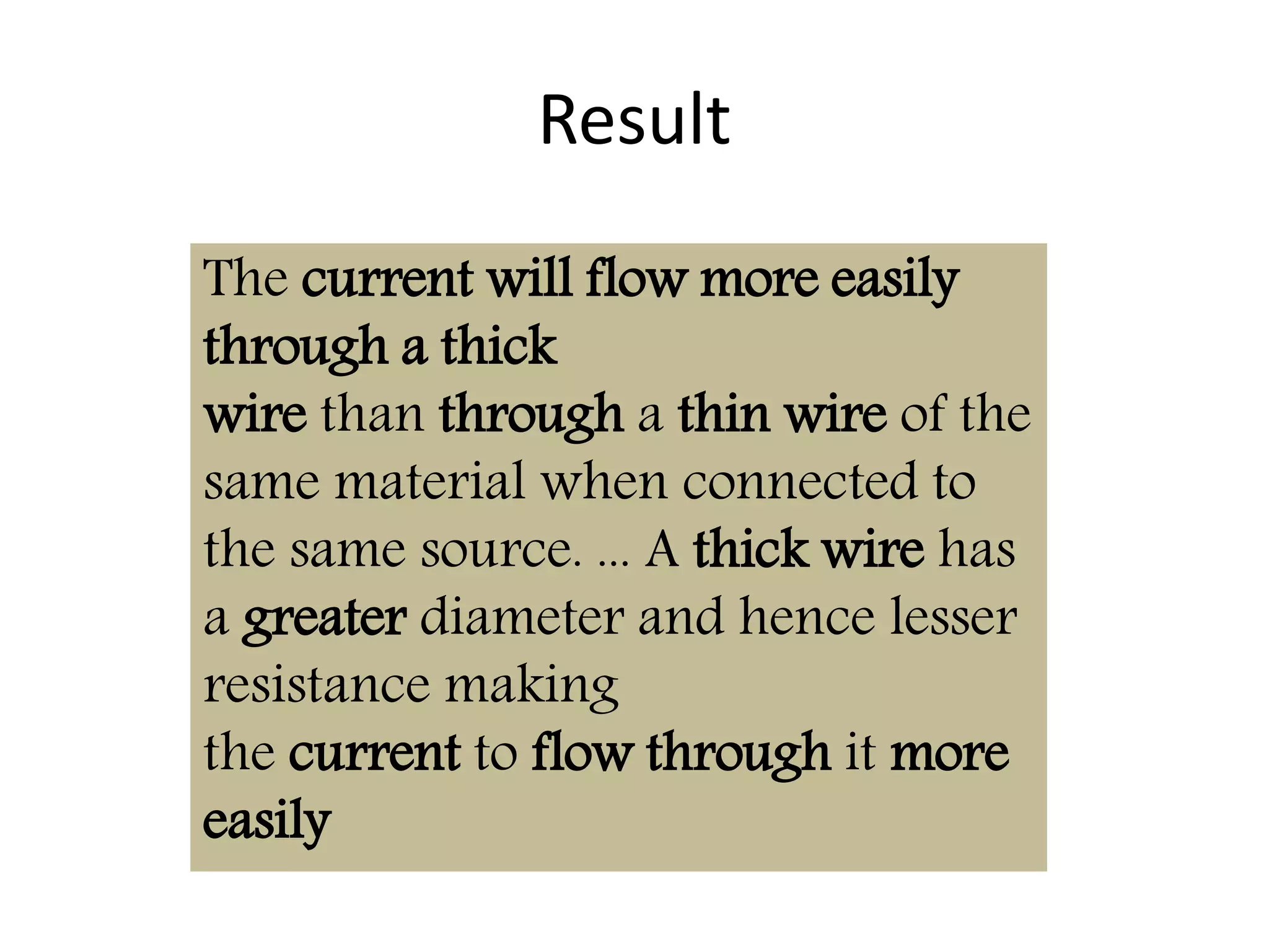 Factors affecting current flow | PPTX
