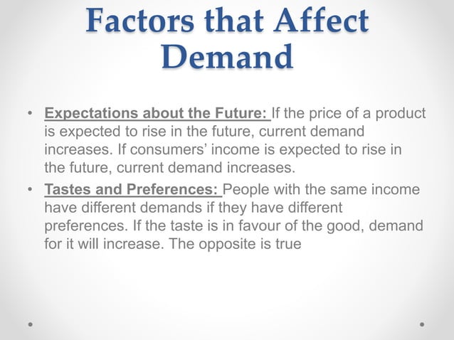 Factors affecting demand and supply by jaya singh | PPTX