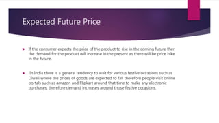 Factors affecting demand and supply of electronics industry | PPTX
