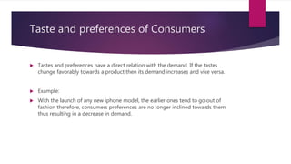 Factors affecting demand and supply of electronics industry | PPTX