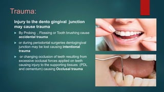 Factors affecting dentogingival junction | PPTX