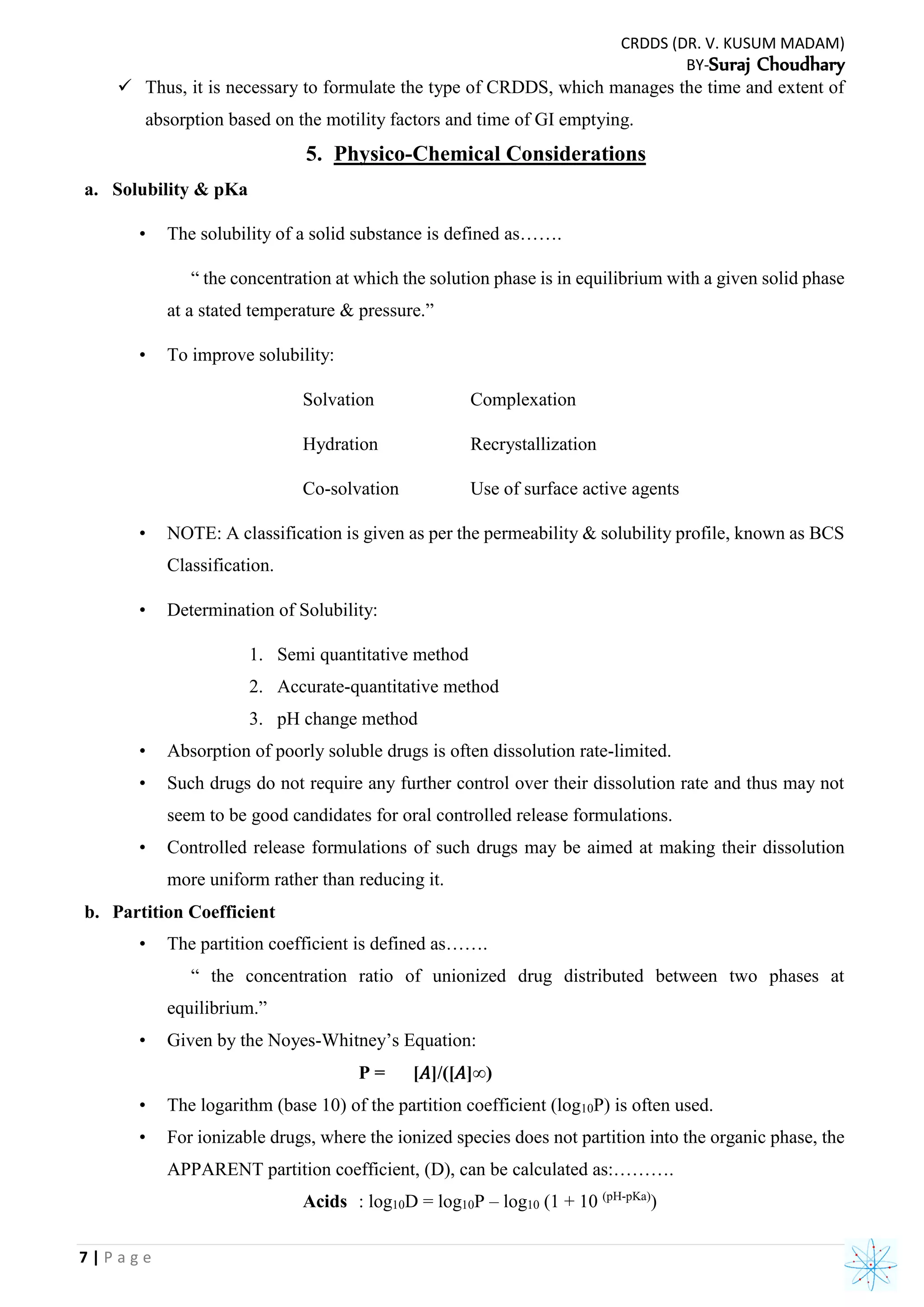 Factors Affecting Design Of Controlled Release Drug Delivery Systems Write Up Pdf