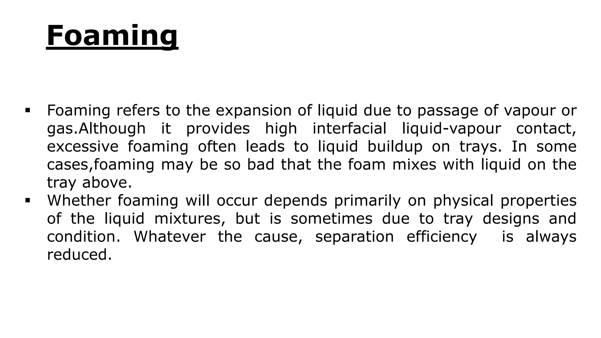 Factors affecting distillation column operation | PPTX