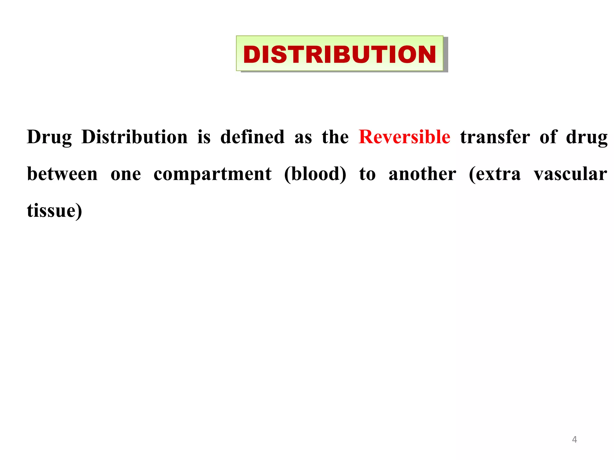 Factors Affecting Distribution Of Drug Ppt