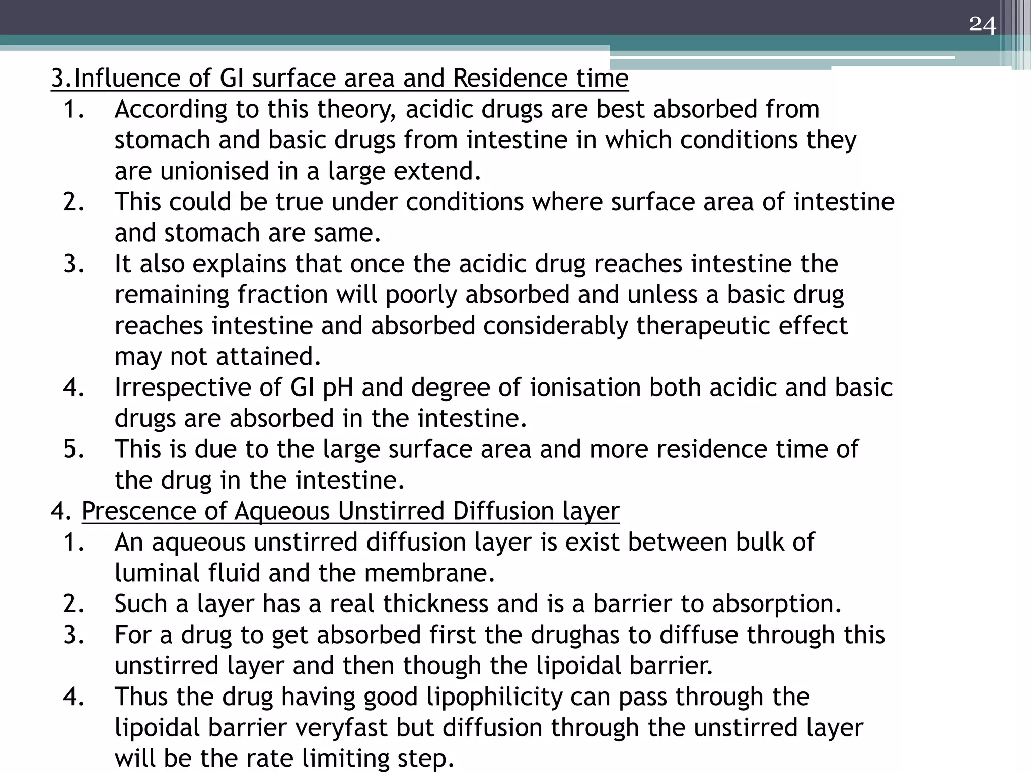 Factors affecting drug absorption | PPTX