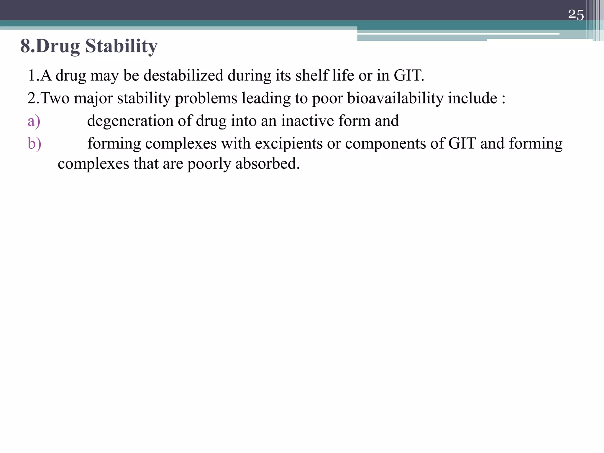 Factors affecting drug absorption | PPTX