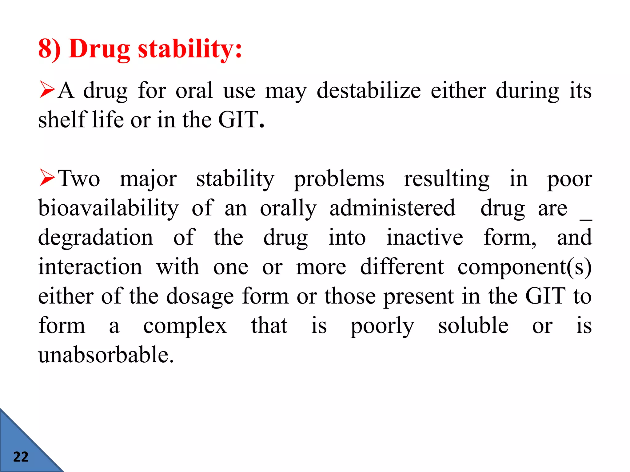 Factors affecting drug absorption | PPTX