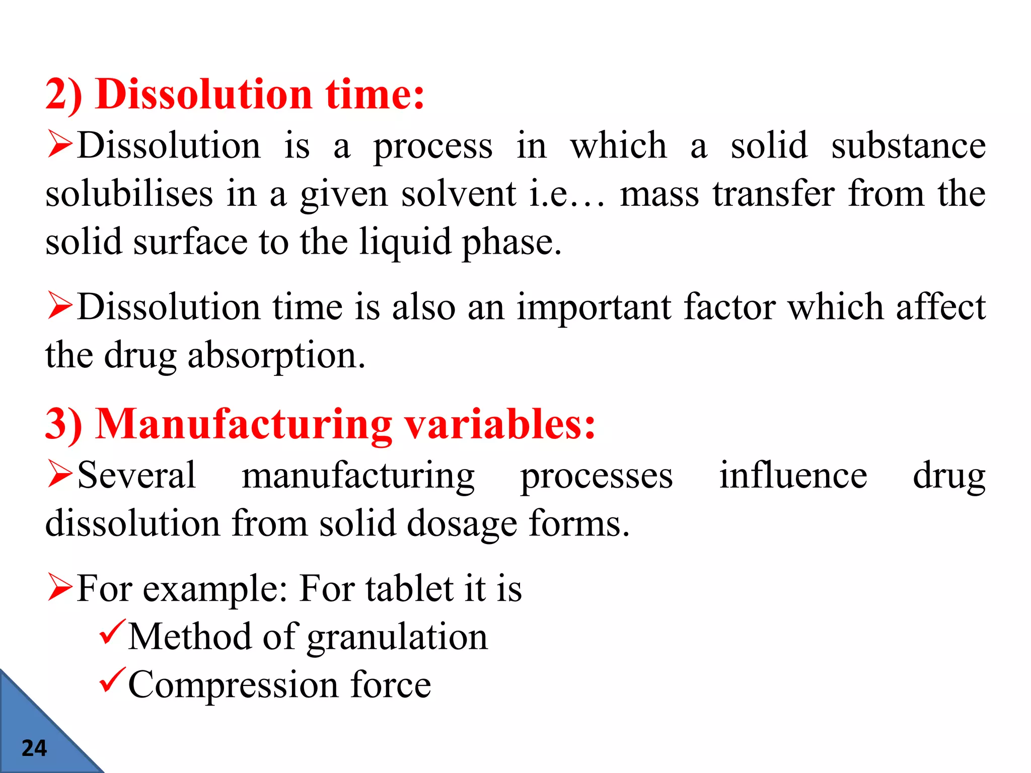 Factors affecting drug absorption | PPTX