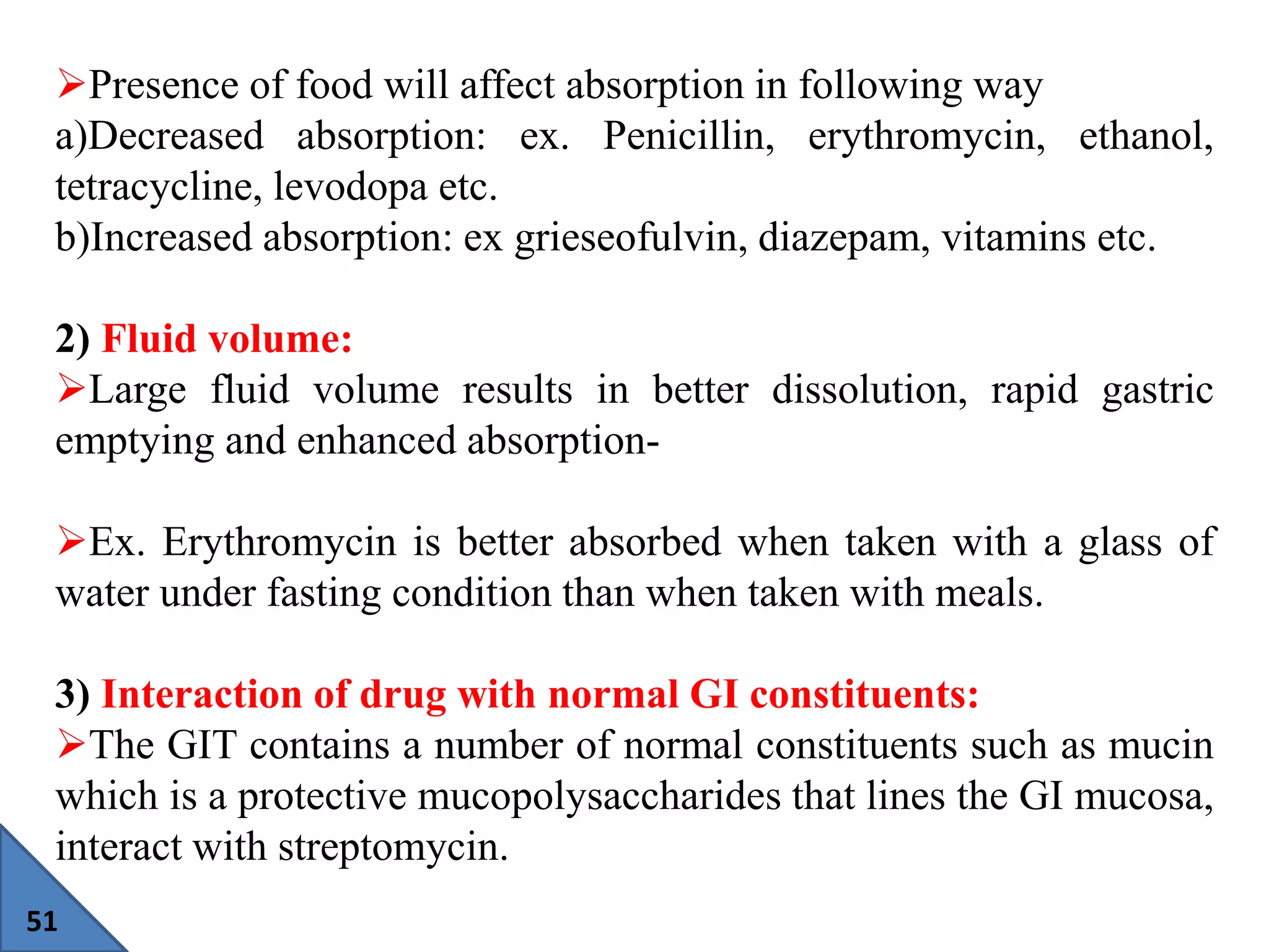 Factors affecting drug absorption | PPTX