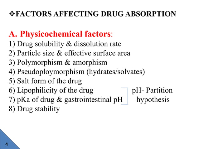FACTRORS AFFECTING DRUG ABSORPTION I N HUMAN BODY.pptx