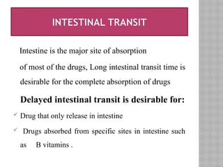 Factors Affecting Drug Absorption- by Chinmyee Saha, PhD Scholar,RKU | PPTX
