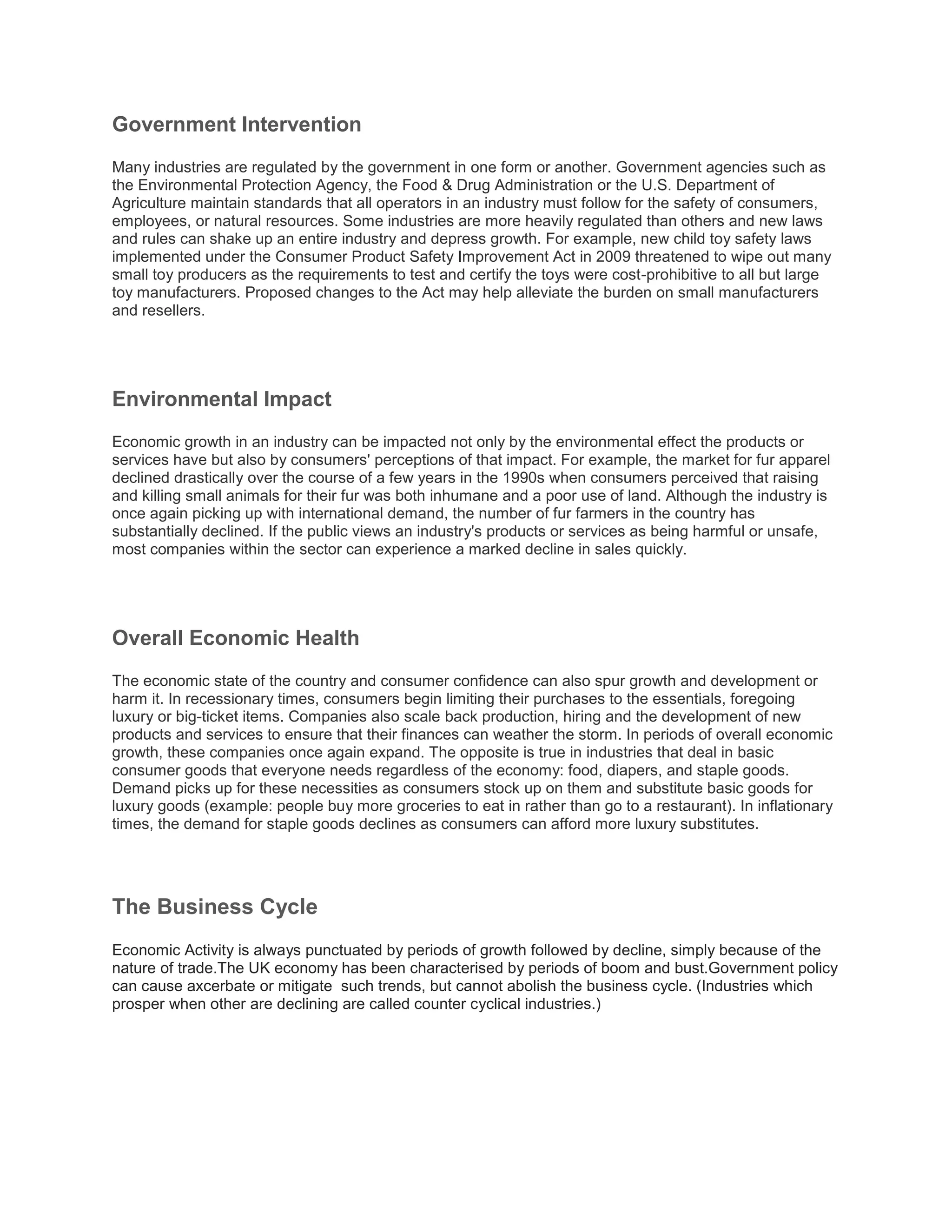 Factors affecting economic development and growth | DOCX