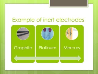 Factors affecting electrolysis | PPTX