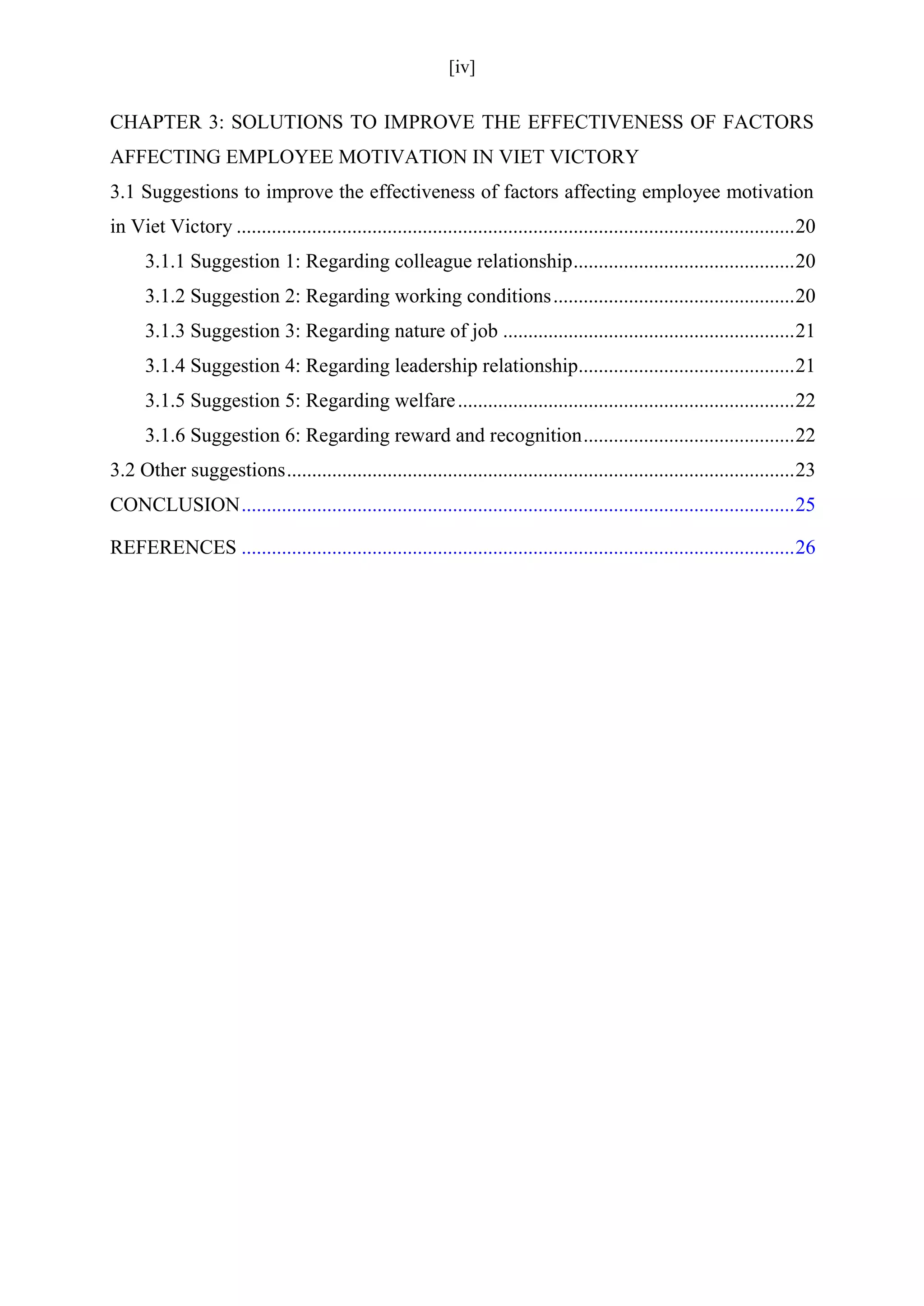 Factors Affecting Employee Motivation In Viet Thanh Cong Training Joint ...