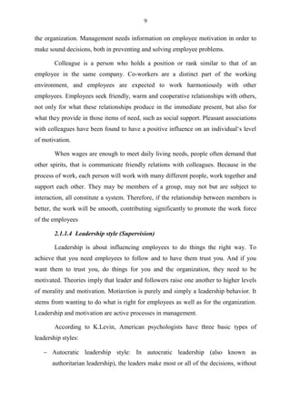 Factors Affecting Employee Motivation In Viet Thanh Cong Training Joint ...