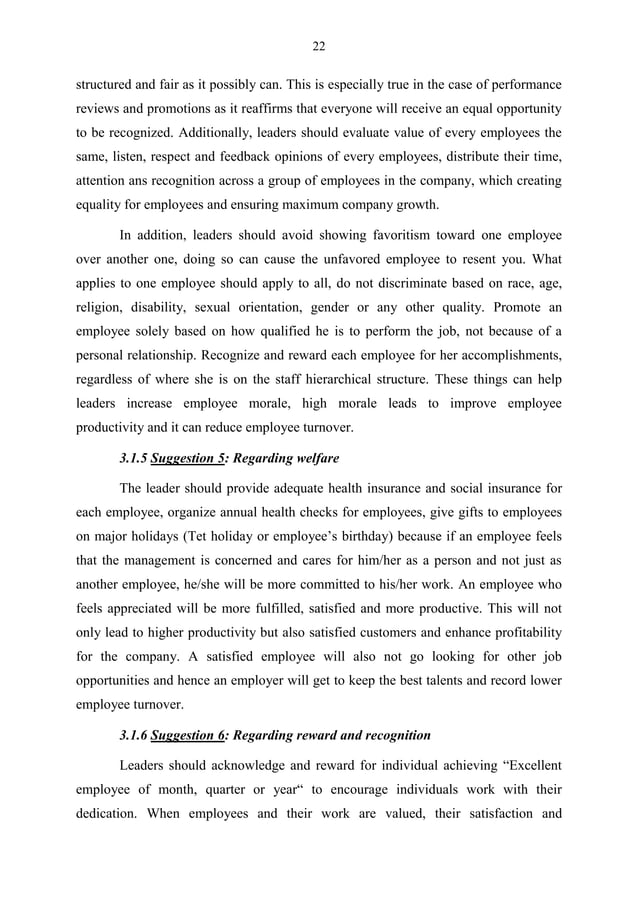 Factors Affecting Employee Motivation In Viet Thanh Cong Training Joint ...