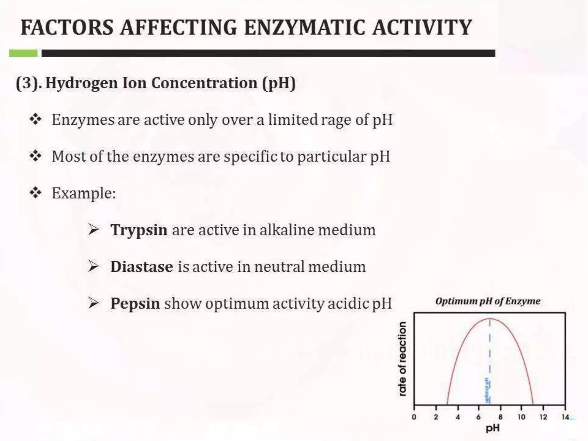 Factors affecting enzyme action | PPT