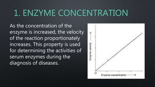 Factors Affecting Enzyme Activity | PPTX