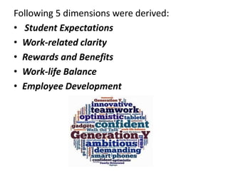 Expectations of gen y at Workplace | PPT