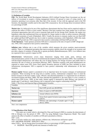 Factors affecting fdi flow in ethiopia | PDF