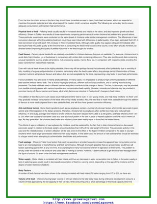 Factors Affecting Feed Intake in Poultry. | PDF