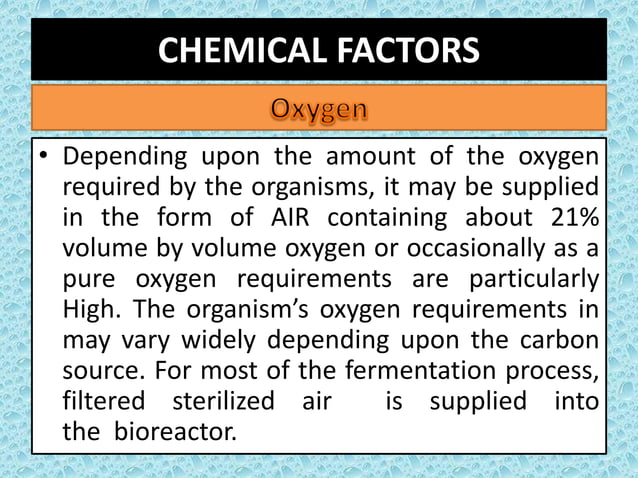 Factors affecting fermentation | PPTX | Chemistry | Science