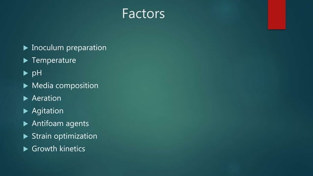 Factors affecting fermentation | PPTX