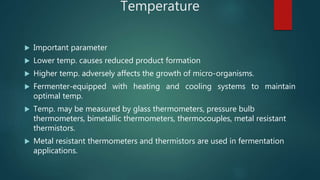 Factors affecting fermentation | PPTX