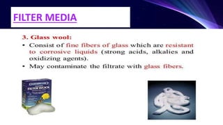 Factors affecting filtration | PPTX